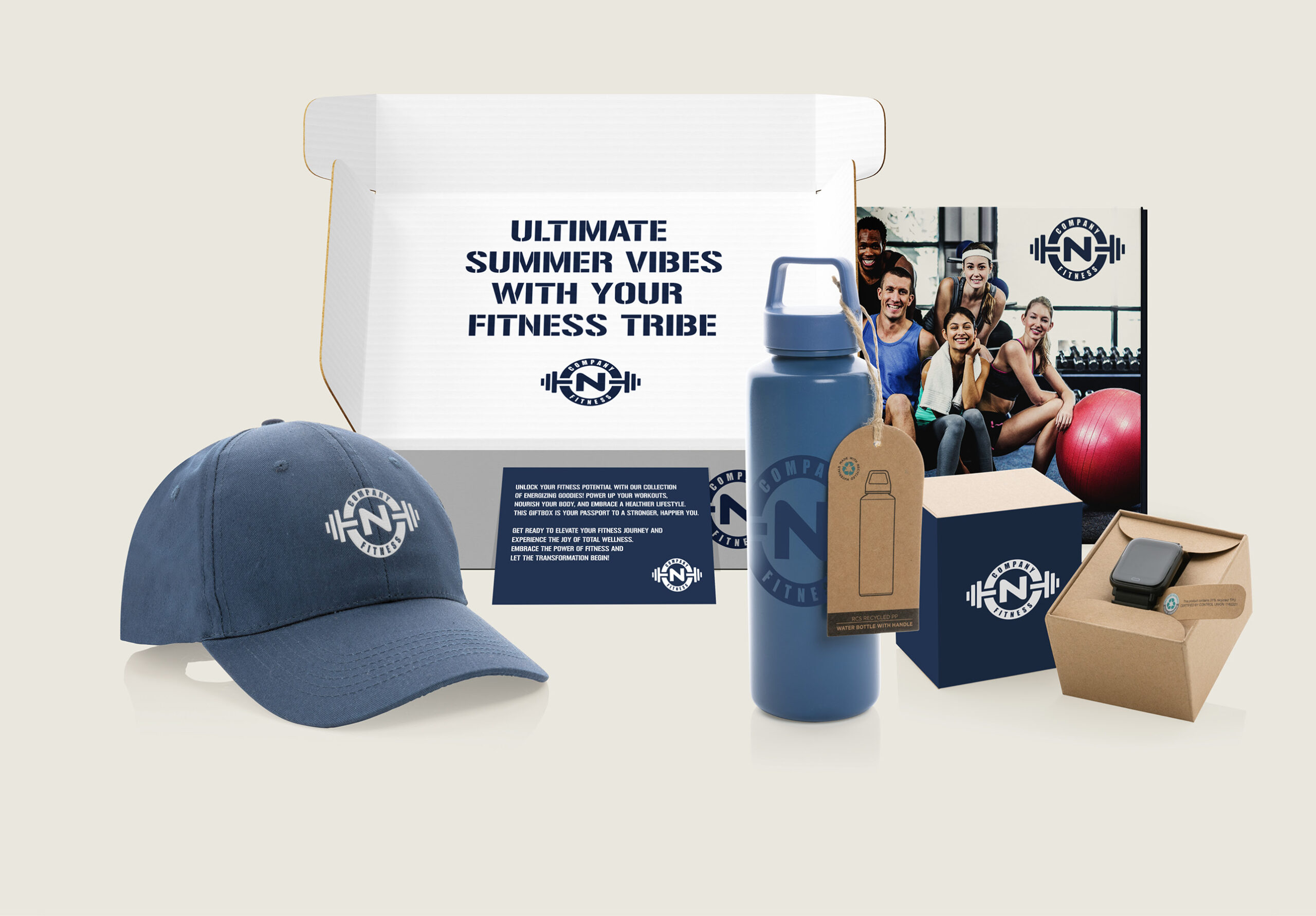 Fitness-Box in Ihrem Design und mit Ihren Inhalten